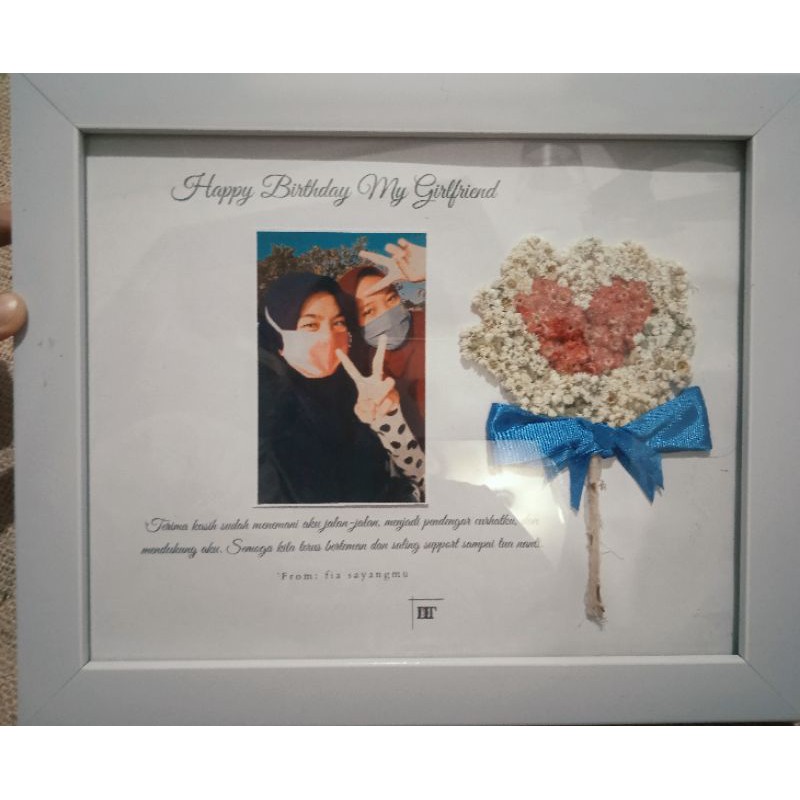 Jual Bingkai Bunga Edelweis Shopee Indonesia