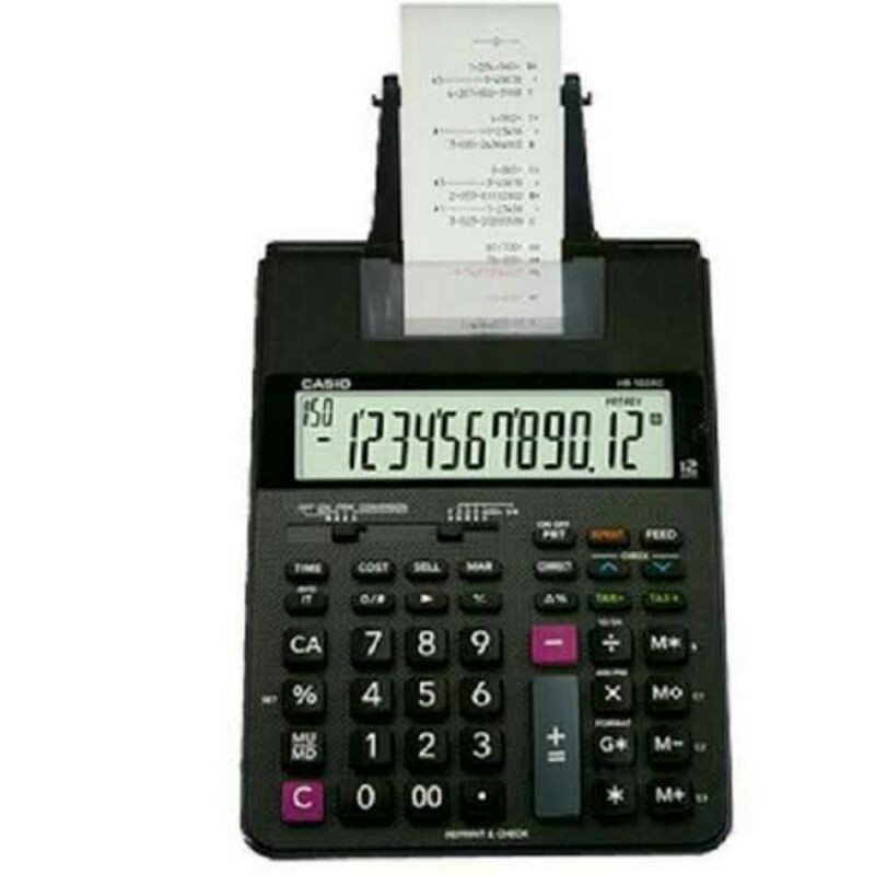 Jual kalkulator calculator casio HR 100 RC HR100RC printing print struk ...