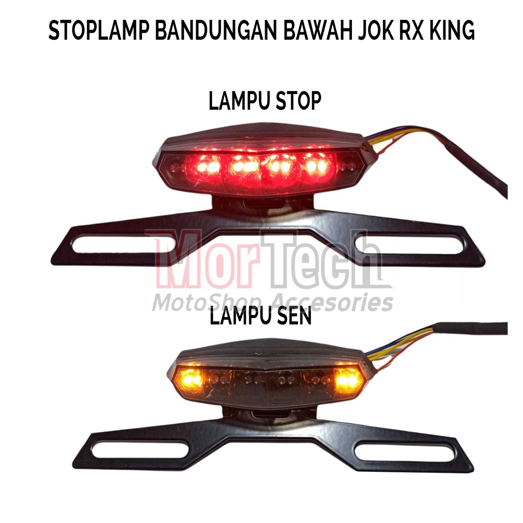 Jual Lampu LED StopLamp Segi 6 set Dudukan plus Sein Sen Model ...