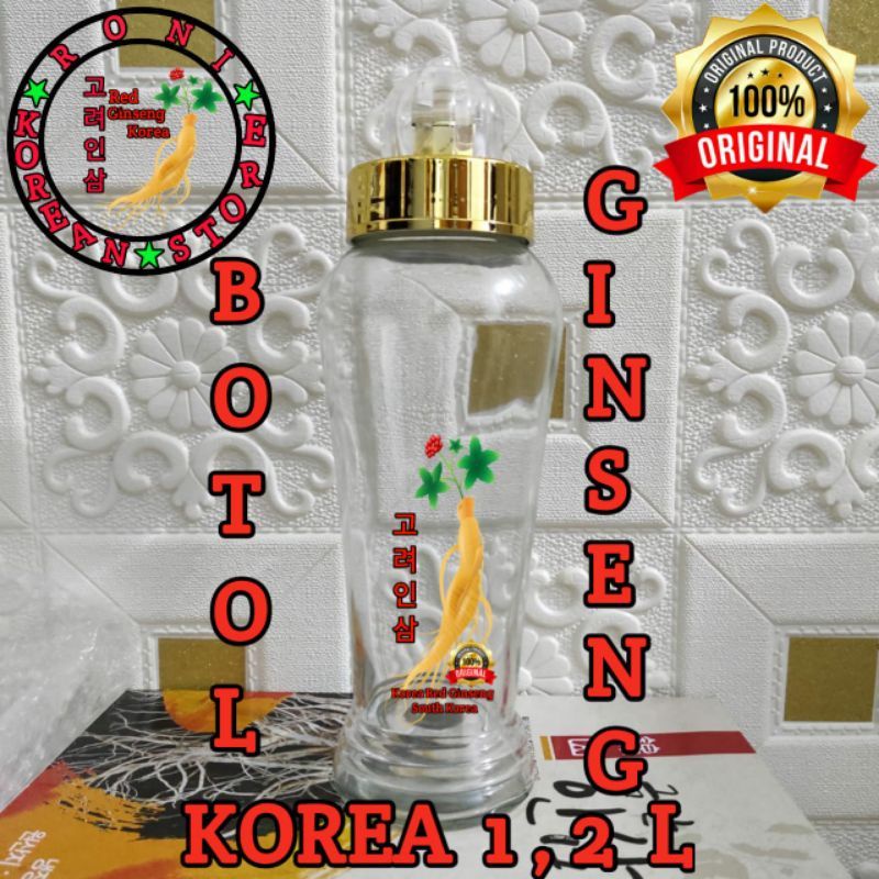 Jual Botol Ginseng Korea 1,2L [ READY STOCK ] | Shopee Indonesia