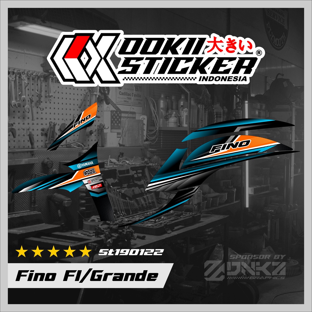 Jual Stiker Fino FI Grande 125 Decal Stripping Fino FI Grande 125 ...
