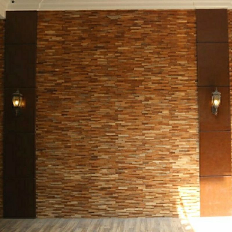 Jual PANEL DINDING/PANEL KDINDING KAYU/Panel Dinding Kayu Jati dekorasi ...