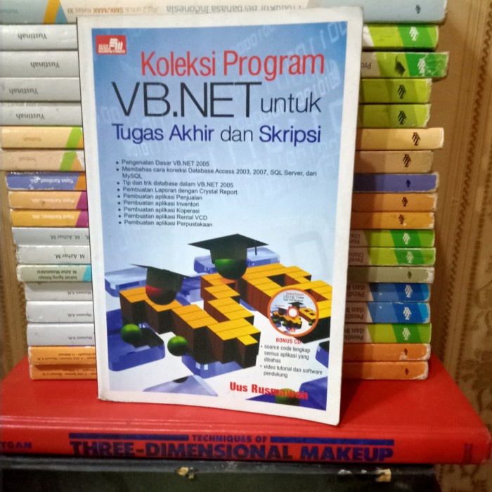Jual ORI BUKU KOLEKSI PROGRAM VB.NET UNTUK TUGAS AKHIR DAN SKRIPSI TANPA CD | Shopee Indonesia
