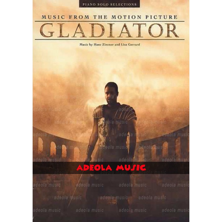 Jual Buku Piano / (PF-14/P12) GLADIATOR Theme Songs | Shopee Indonesia