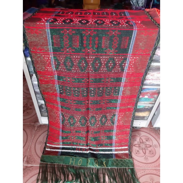 Jual ULOS SADUM ANGKOLA CANTIK SUPER FULL PAYET ULOS MERAH HIJAU ULOS PESTA NIKAH | Shopee Indonesia
