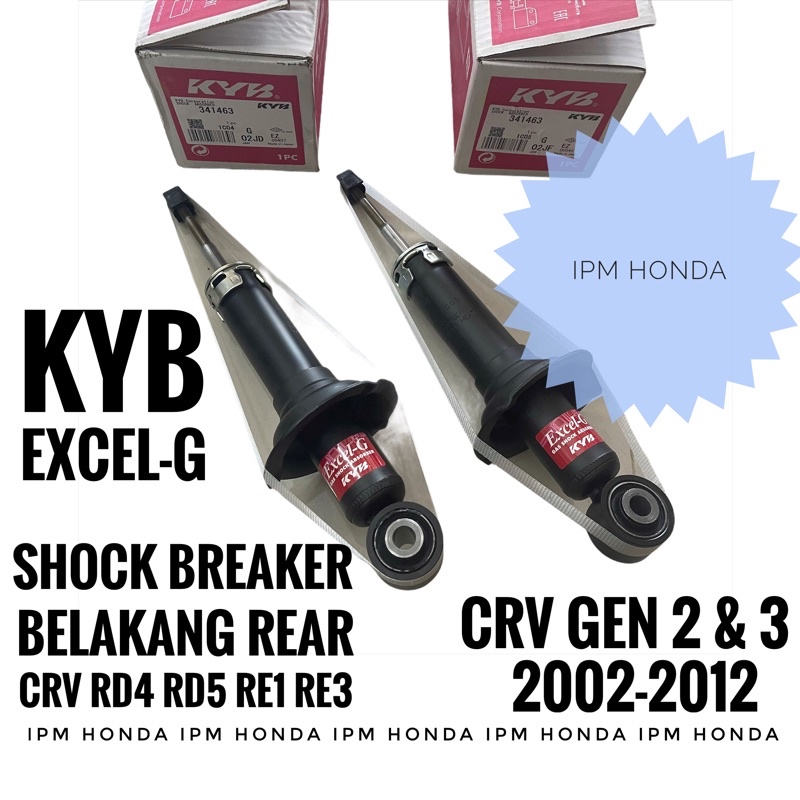 Jual KYB Kayaba S9A Shock Breaker Absorber Belakang Honda CRV GEN 2 RD4 RD5 2002 2003 2004 2005 ...