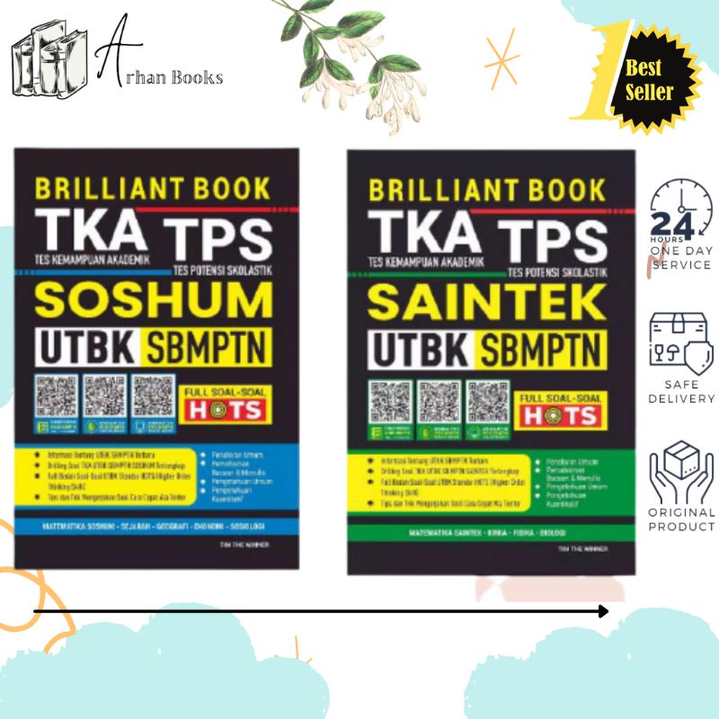 Jual Buku UTBK SBMPTN : Saintek dan Soshum by Brilliant book | Shopee Indonesia