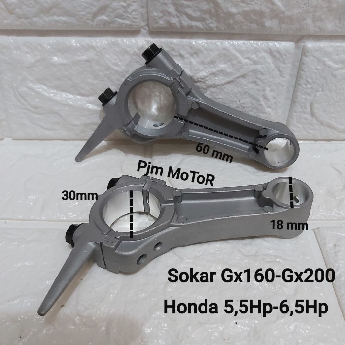 Jual Conrod Stang Seher Sokar Mesin Honda Gx160 Gx200 Genset 2500watt - 1.00 | Shopee Indonesia