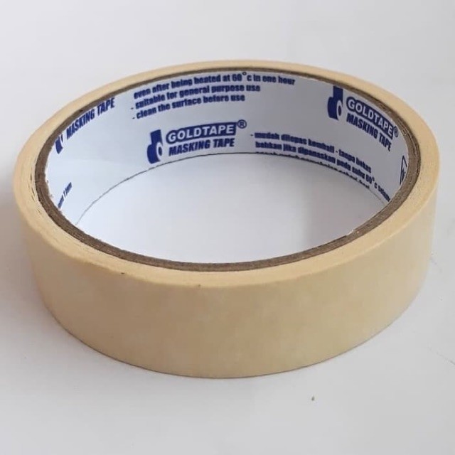 Jual Lakban Kertas Isolasi Duco - Dico Masking Tape GOLDTAPE 24 mm 1 ...