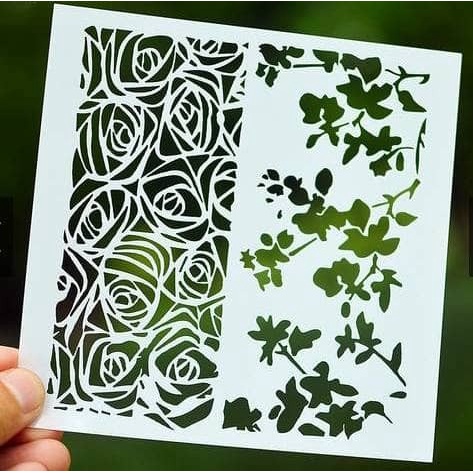 Jual Plastic Stencil - 2 in 1 Pattern | Shopee Indonesia