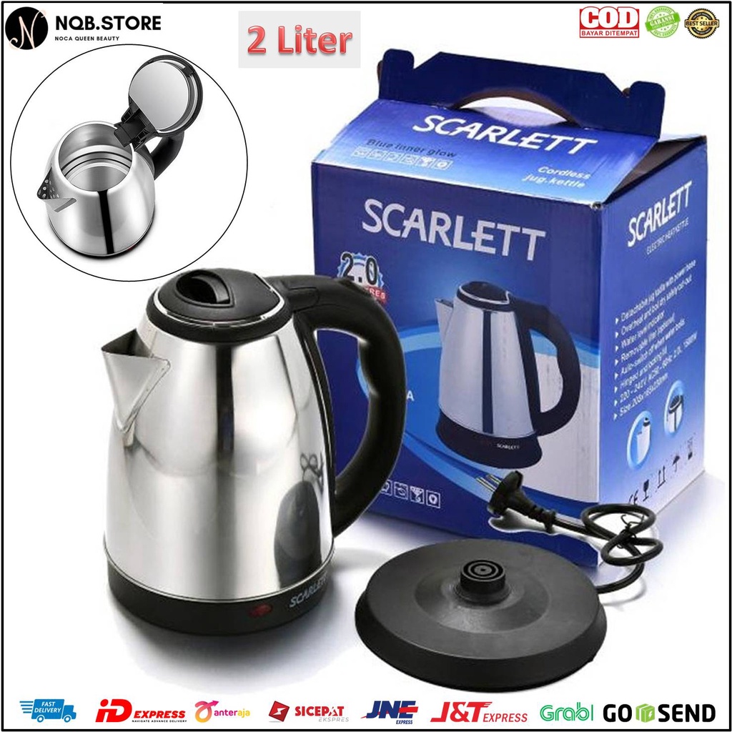 Jual NQB - Teko Listrik Stainless Steel 2 Liter Electric Kettle ...