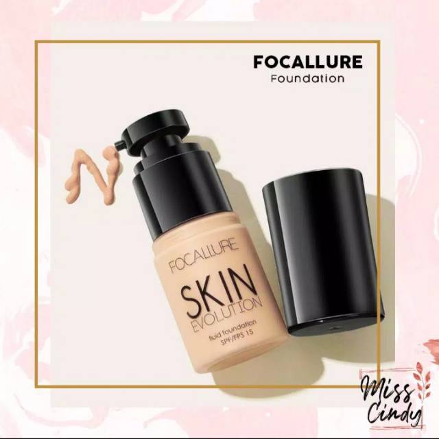 Jual Focallure Skin Evolution Fluid Foundation Cair Original | Shopee ...