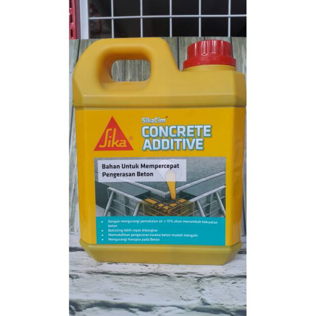 Jual SIKACIM CONCRETE ADDITIVE UNTUK PENGERAS BETON 900ML | Shopee Indonesia