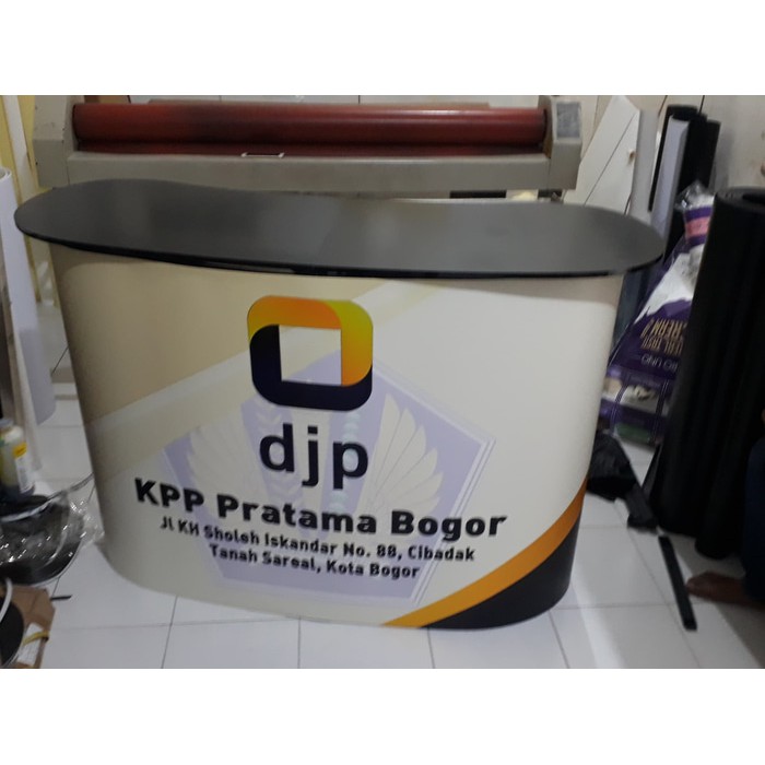 Jual Pop up counter / pop up desk / meja pop up counter economis sudah ...