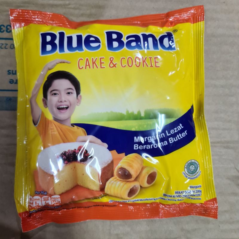 Jual Mentega Blueband sachet cake and cookies 200 gram / Blue band ...