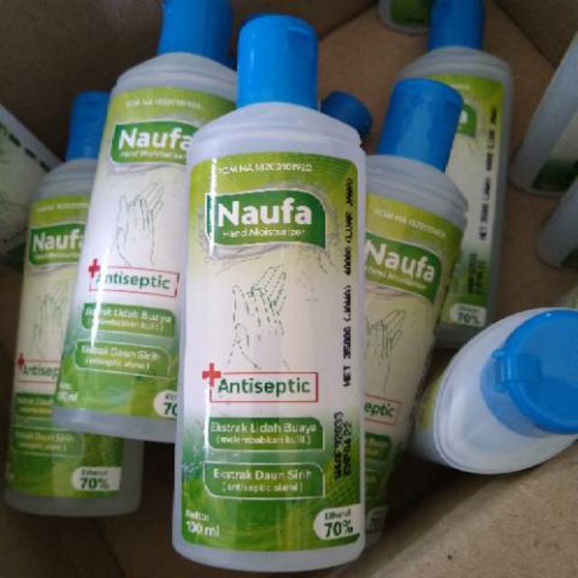 Jual [ 100ML ] Naufa Hand Sanitizer Gel BPOM - Hand Moisturizer Gel ...