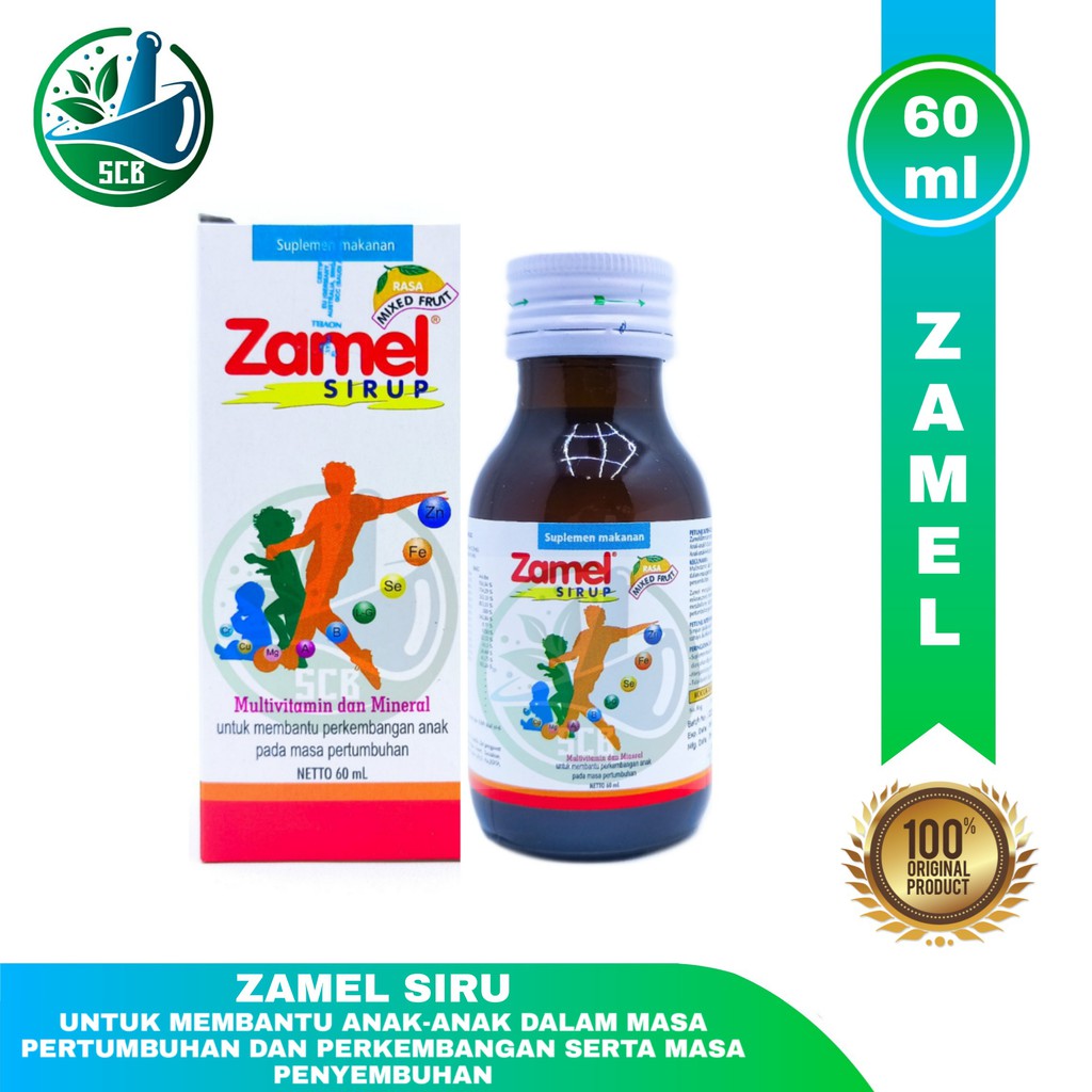 Jual Zamel Sirup Dan Drop - 16ml-60ml | Shopee Indonesia