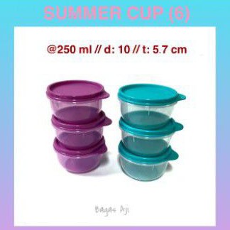 Jual Tupperware - Summer cup (6pcs) | Shopee Indonesia