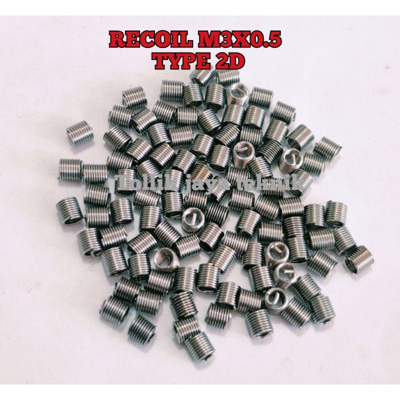 Jual Recoil Helicoil verbos baut kunci 5. Recoil m3x0.5 type 2D ...