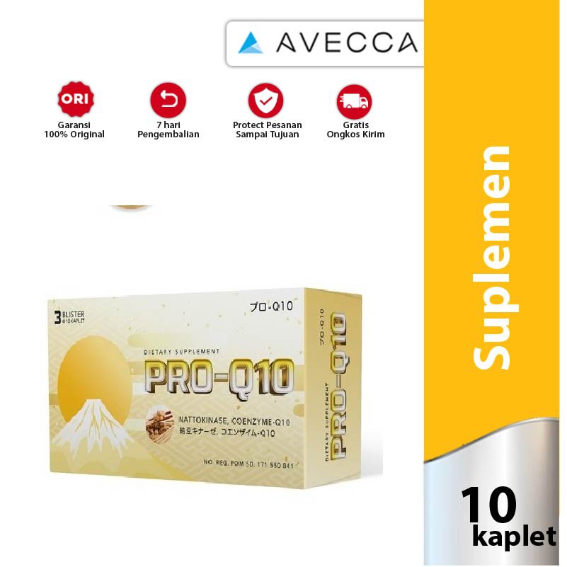 Jual Pro-Q10 10 Kaplet 1 strip / Kesehatan Jantung /Antioksidan / Peredaran Darah | Shopee Indonesia
