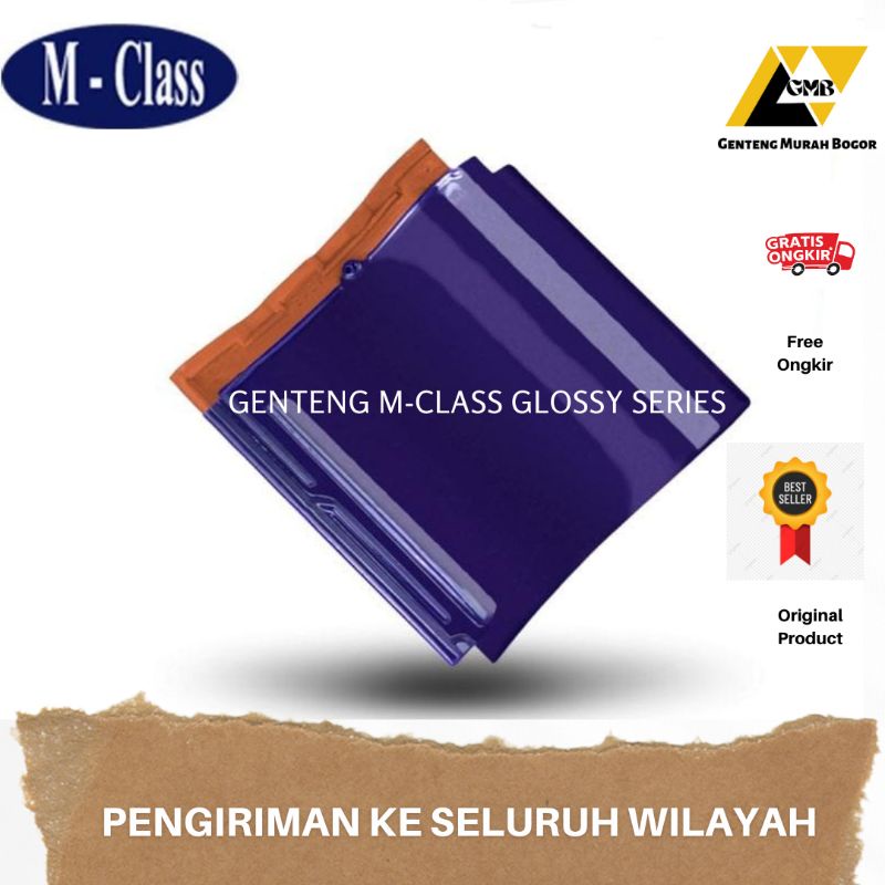 Jual Genteng M-Class Kenteng Keramik Atap Murah Bagus Keren Glossy ...