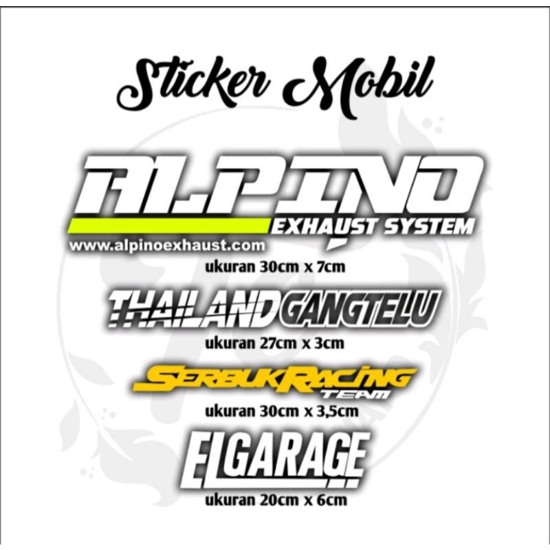 Jual sticker kaca mobil | Shopee Indonesia