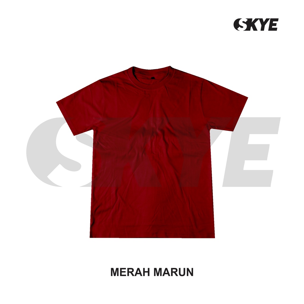 Jual SKYE Kaos Polos Merah Marun Cotton Combed 30s | Shopee Indonesia