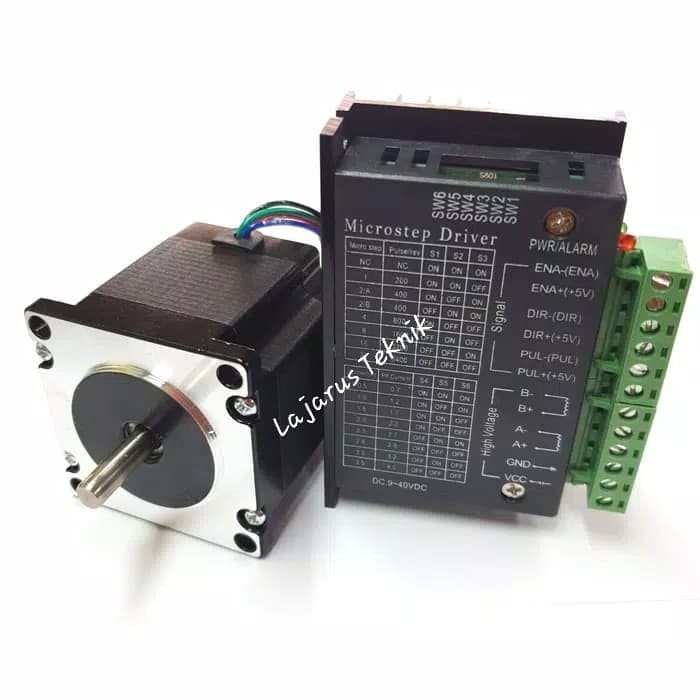 Jual Stepper Nema 23 - 1.3NM / 5718HB2401 + Driver TB6600 4A | Shopee Indonesia