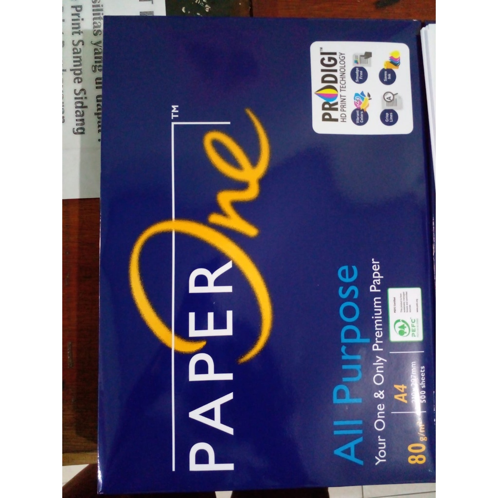 Jual KERTAS HVS A4 80gr (PAPER ONE) | Shopee Indonesia