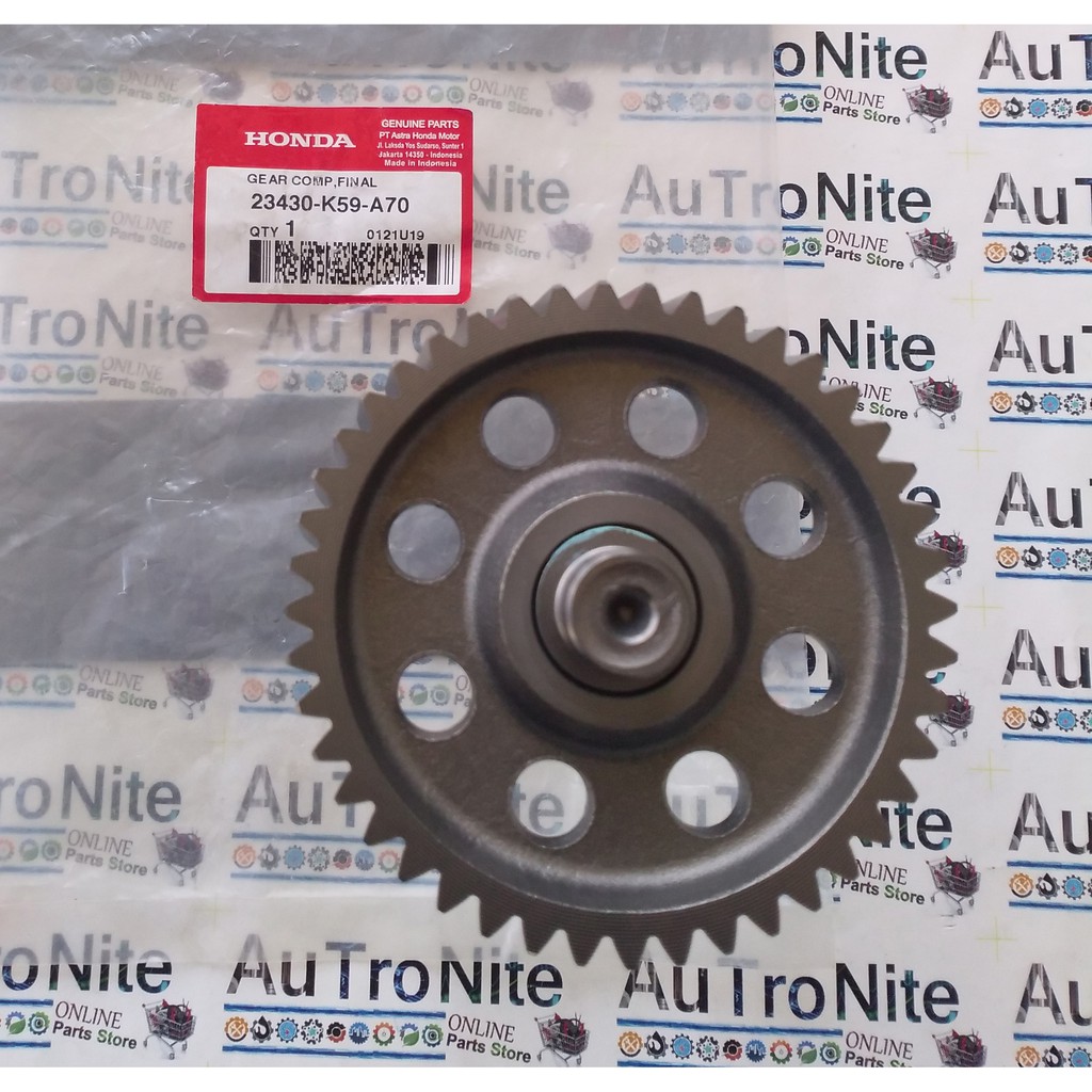Jual As Roda Belakang Gear Comp Final 44 T 23430-K59-A70 Ori Honda Air ...
