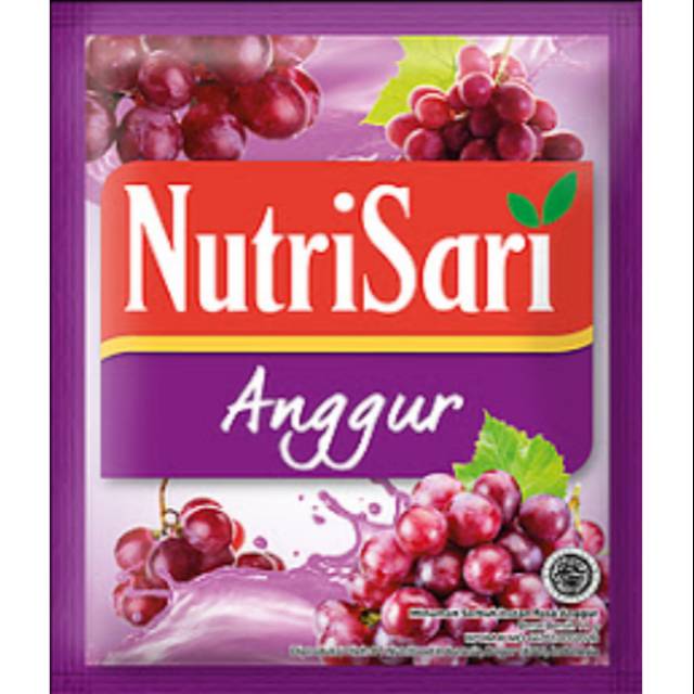 Jual Nutrisari anggur per renteng isi 10 sachet | Shopee Indonesia