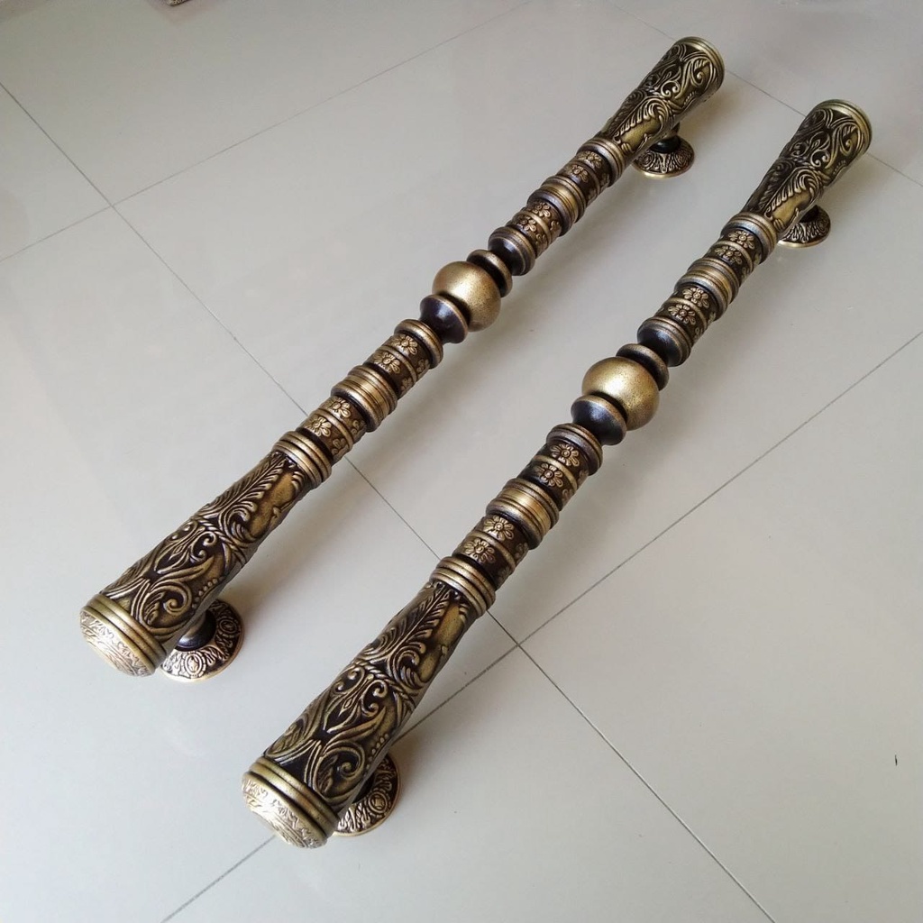 Jual Handle Pintu Rumah Kuningan Gagang Pintu Rumah Motif Godo Pendopo ...