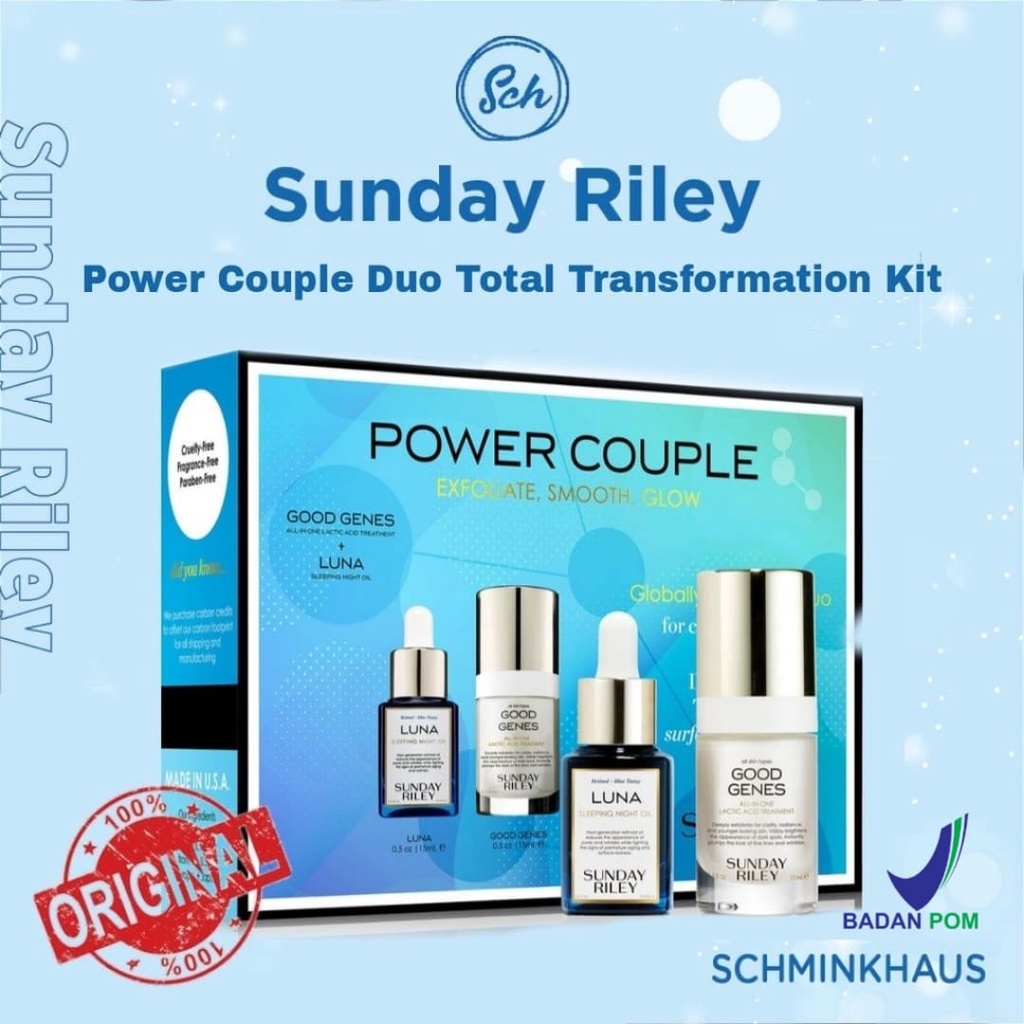 Jual [BPOM] SUNDAY RILEY Power Couple Duo : Total Transformation Kit ...