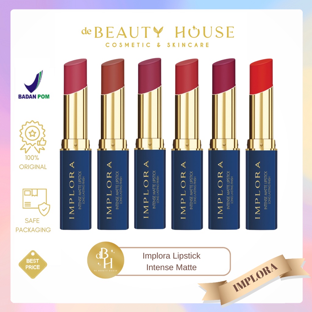Jual IMPLORA Lipstick Intense Matte | Shopee Indonesia