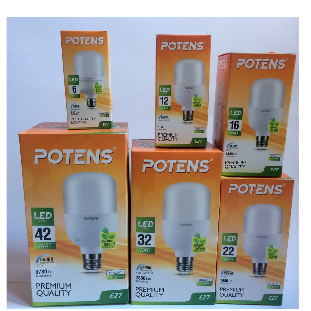 Jual LAMPU LED POTENS P T-BULB 6W | Shopee Indonesia