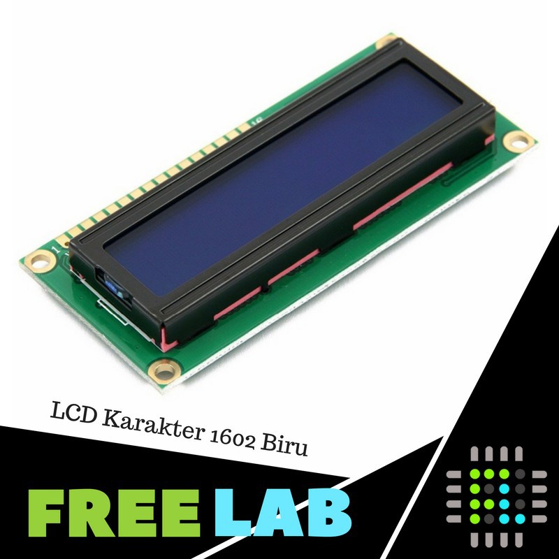 Jual LCD 16x2 1602 Biru LCD Karakter | Shopee Indonesia