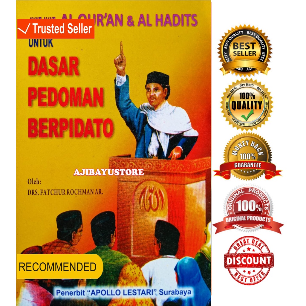 Jual BUKU PIDATO AYAT-AYAT AL QURAN DAN AL HADITS UNTUK DASAR PEDOMAN ...