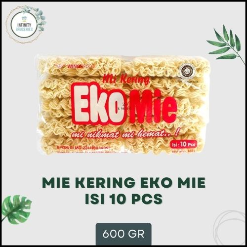 Jual MIE KERING EKO MIE 600 GR ISI 10 PCS MURAH !! | Shopee Indonesia