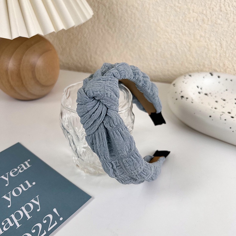 Jual BANDO VARIASI BIRU 02 BANDANA BLUE COLLECTION HEADBAND KAIN POLOS ...