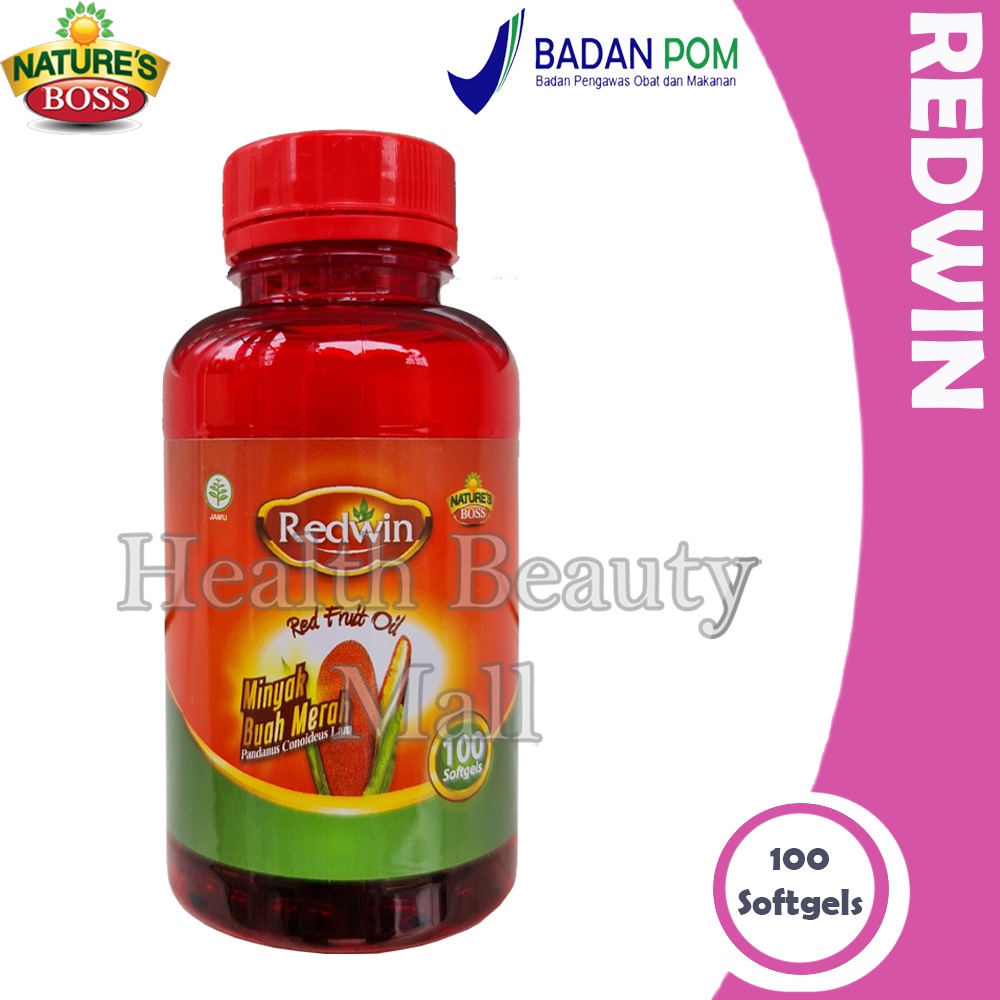 Jual Nature's Boss Redwin Red Fruit Oil 100 Softgels - Minyak Buah ...