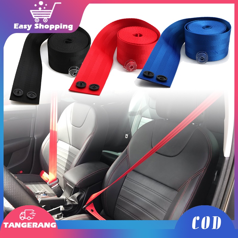 Jual 3.6m Seat Belt Mobil Universal/Safety Seat Belt Warna Sabuk/Car ...