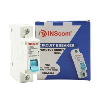 Jual MCB LISTRIK INSCOM C32N 1P 50A / MINI CIRCUIT BREAKER 1 POLE 1 PHASE | Shopee Indonesia