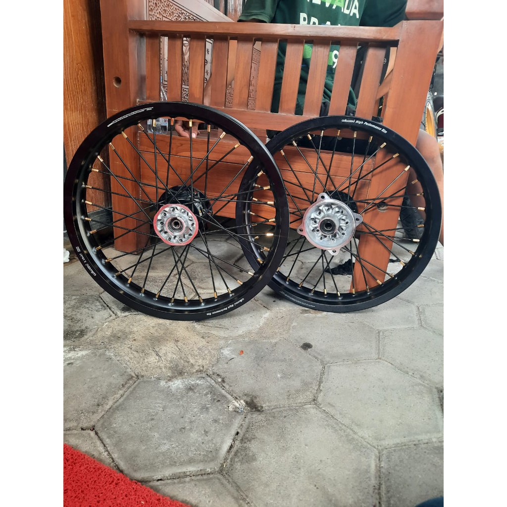 Jual VELG SET KLX 150L SEMI CACING 215/250 TANPA BAN | Shopee Indonesia