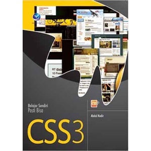 Jual Buku Belajar sendiri pasti bisa CSS3 - Abdul Kadir | Shopee Indonesia
