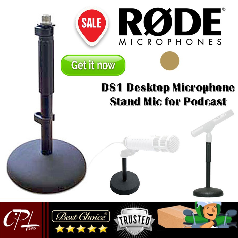 Jual Rode DS-1 Microphone Desk Stand Mic DS1 - ORIGINAL | Shopee Indonesia