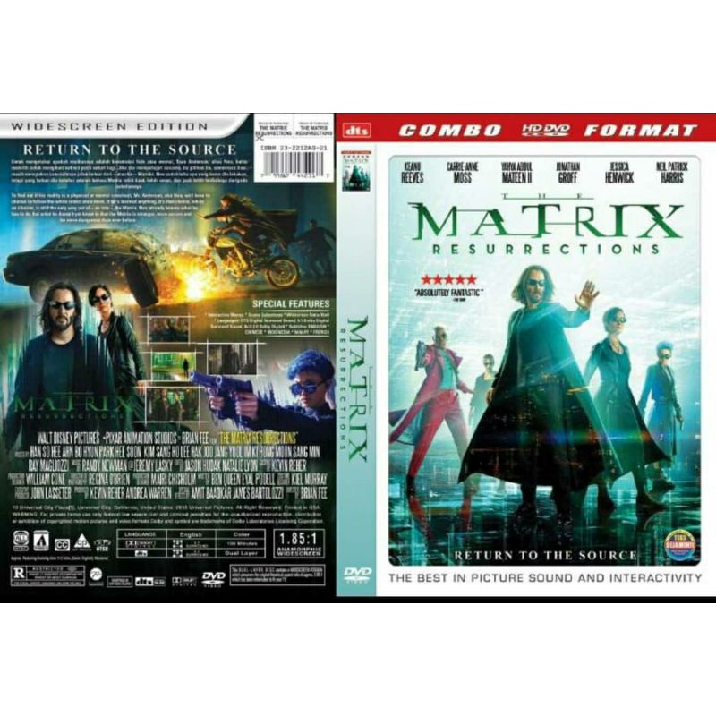 Jual dvd The Matrix Resurrections {OD DTS R1} {Action, Sci-Fi} {Keanu Reeves, Carrie Anne Moss ...