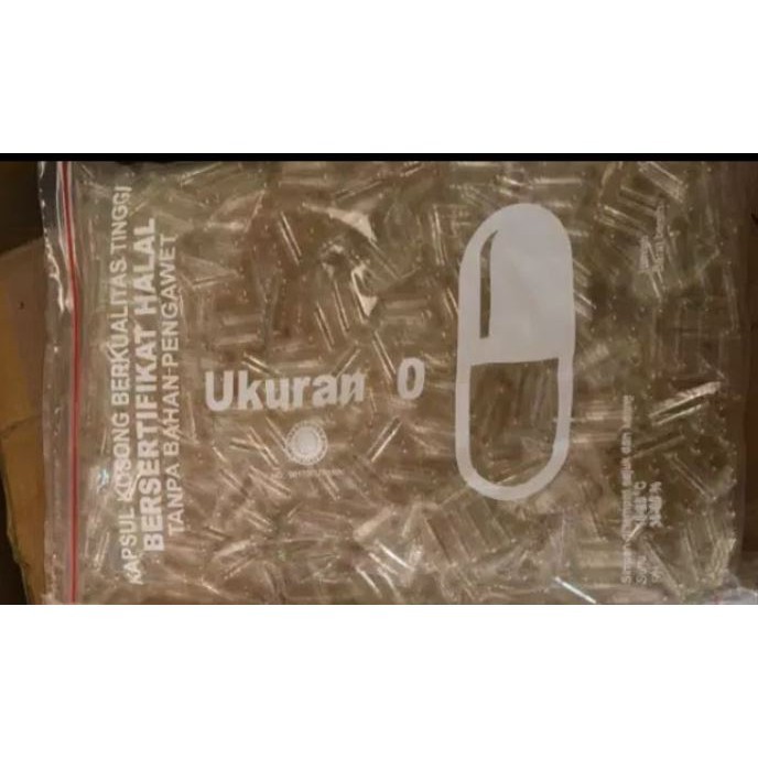 Jual Cangkang SERBUK Kapsul Kosong Ukuran Uk Nomor Transparan Natural - Halal capsul | Shopee ...