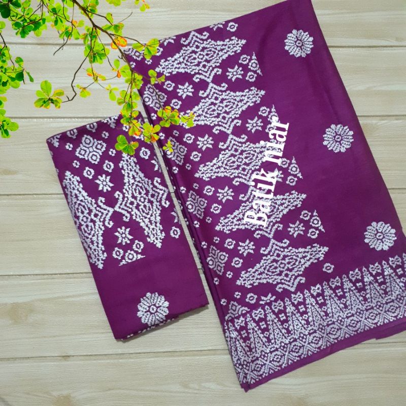 Jual kain batik prada gold dan silver niar songket palembang | Shopee ...