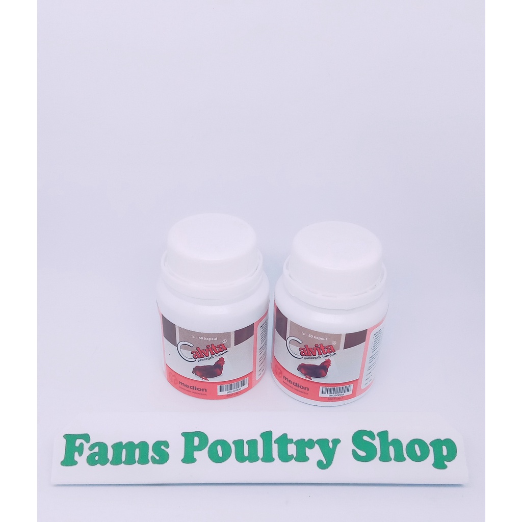 Jual CALVITA ( OBAT PENCEGAH LUMPUH PADA AYAM) 50 KAPSUL | Shopee Indonesia