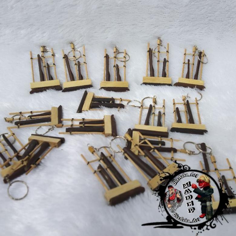 Jual Gantungan Kunci Miniatur Suling/Angklung Harga Kodian (Isi 20Pcs ...